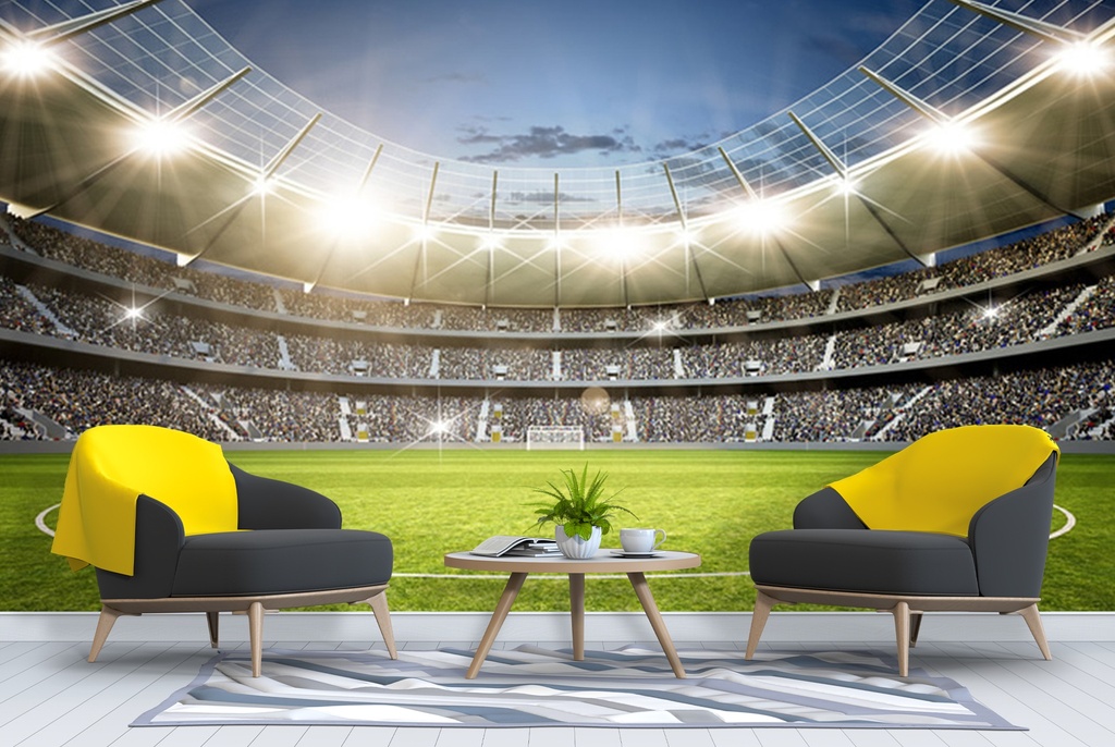 Football Stadium Wall Mural Wallpaper | Icon Wall Stickers